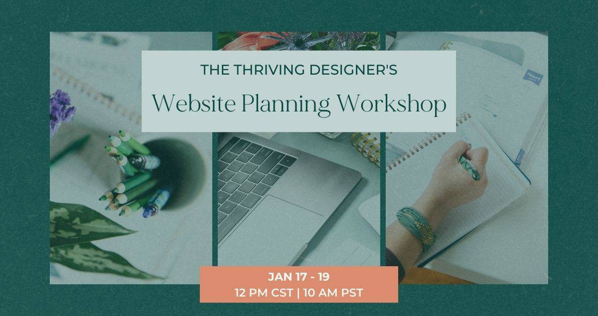 The Thriving Designer's Website Planning Workshop